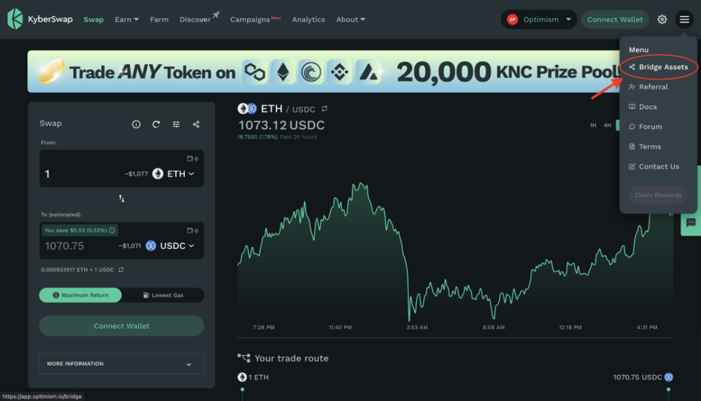 KyberSwap Launches Integration with Optimism: low-cost and lightning ...