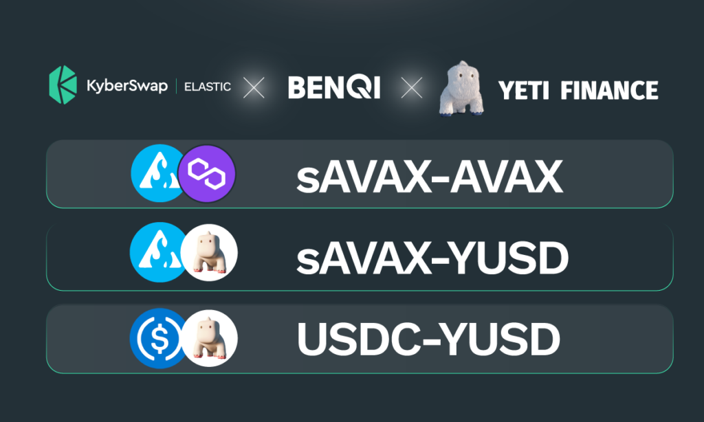 BENQI and Yeti Finance Launches Concentrated Liquidity Yield Farming on ...